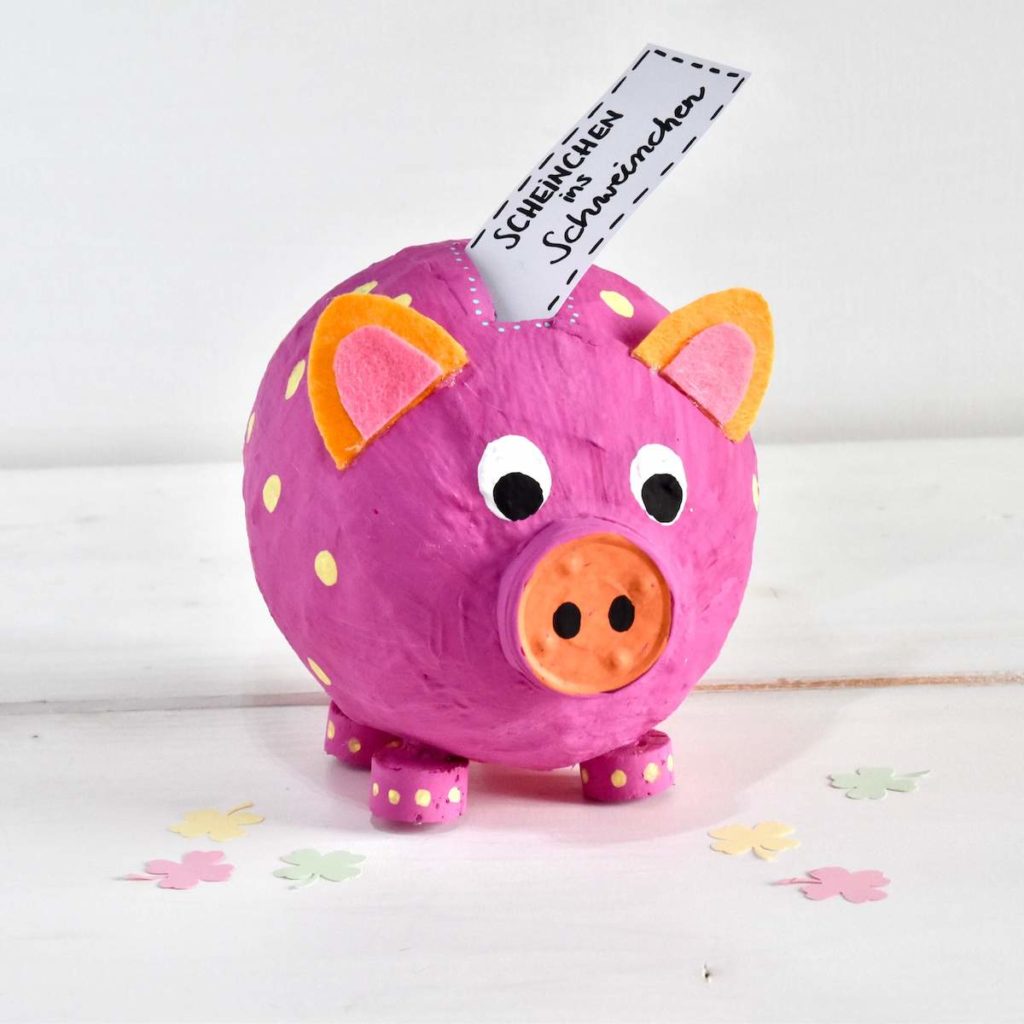 Upcycling: Sparschwein selber basteln – Heimatdinge