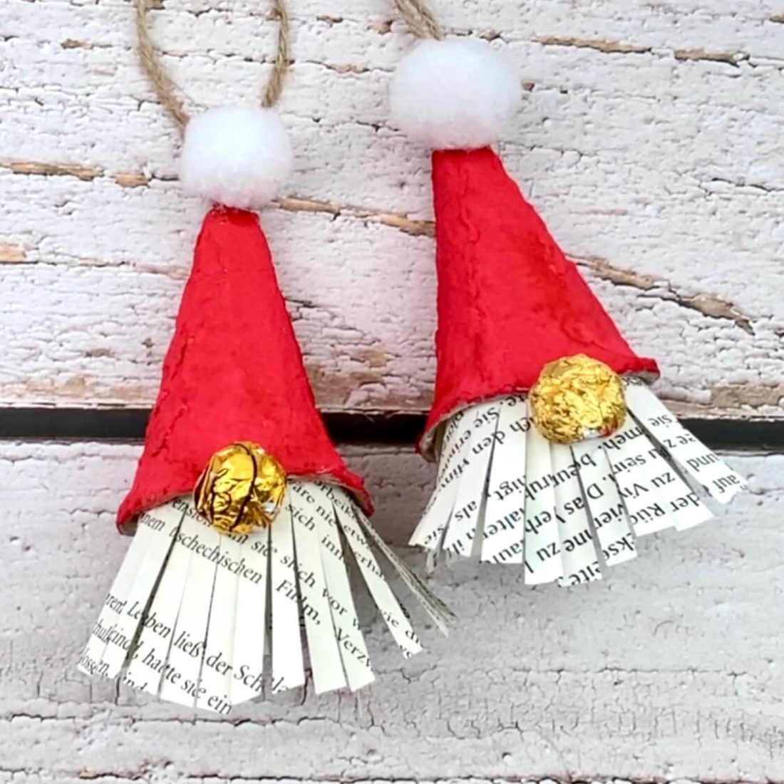 Eierkarton Basteln Weihnachten