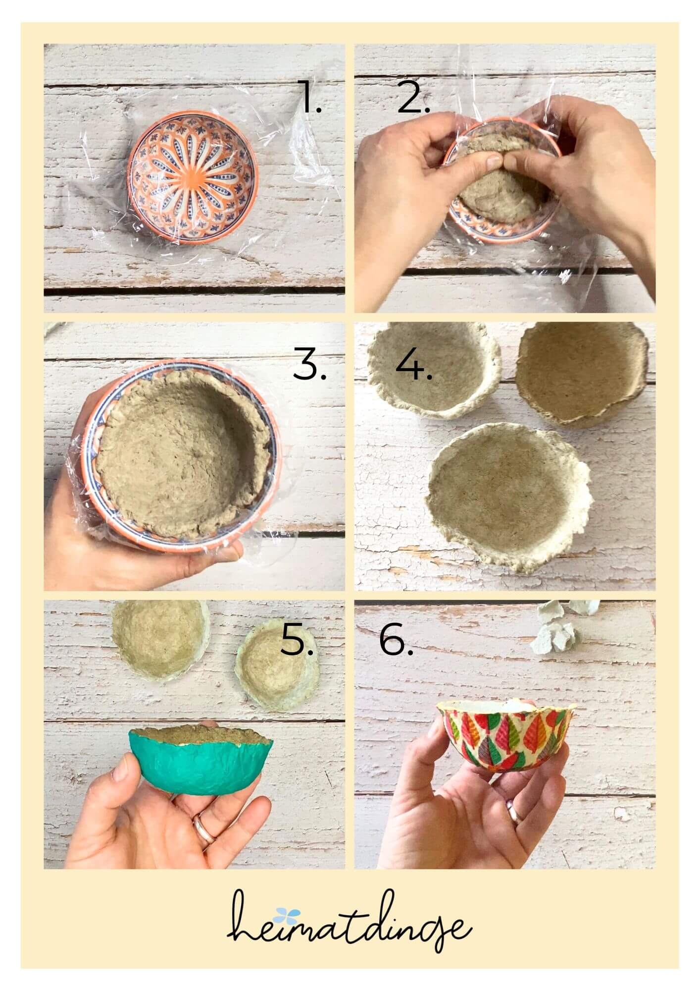 Pappmaché Ideen zum Basteln – Heimatdinge