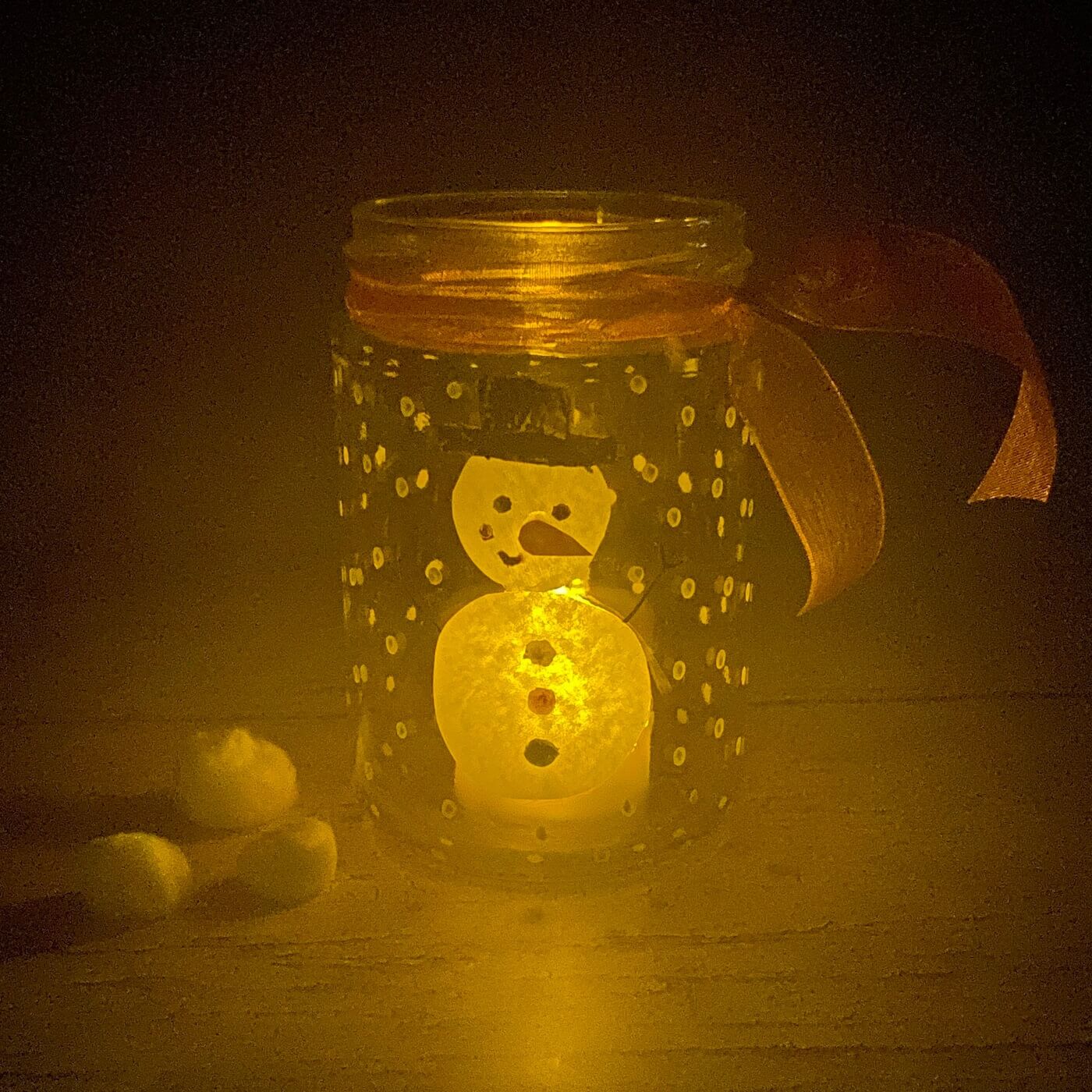 Windlicht zu Weihnachten selber basteln – Heimatdinge