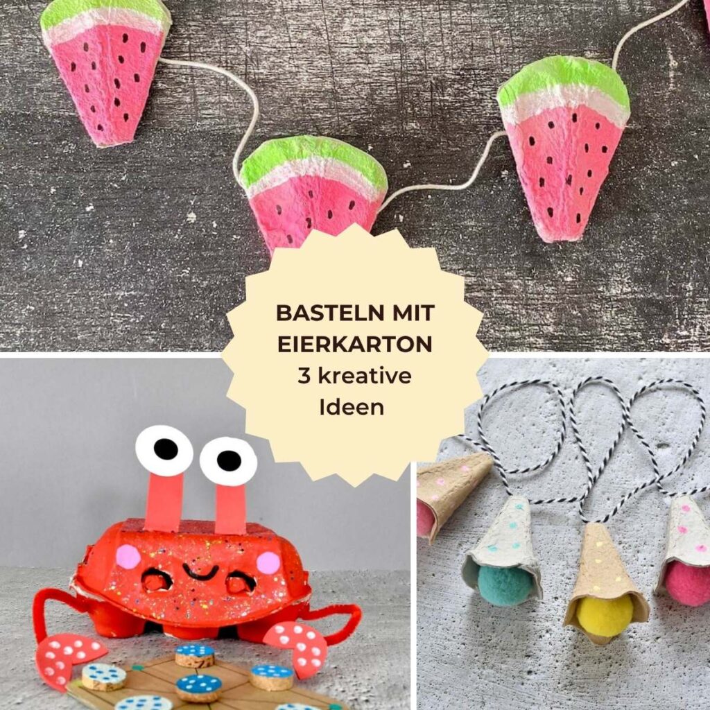 Basteln für den Frühling mit Kindern – 3 einfache Upcycling DIY-Ideen ...